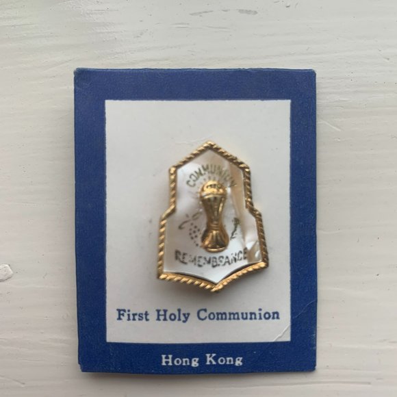 Jewelry | 1 First Holy Communion Pin Vintage Free W Any Other Purchase ...